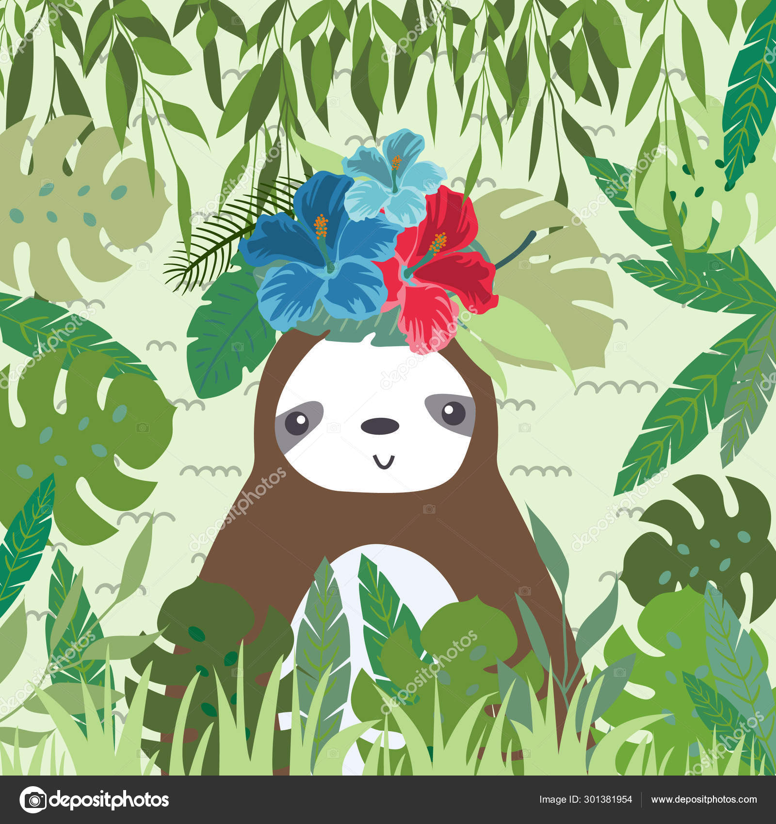 Baby Sloth Background