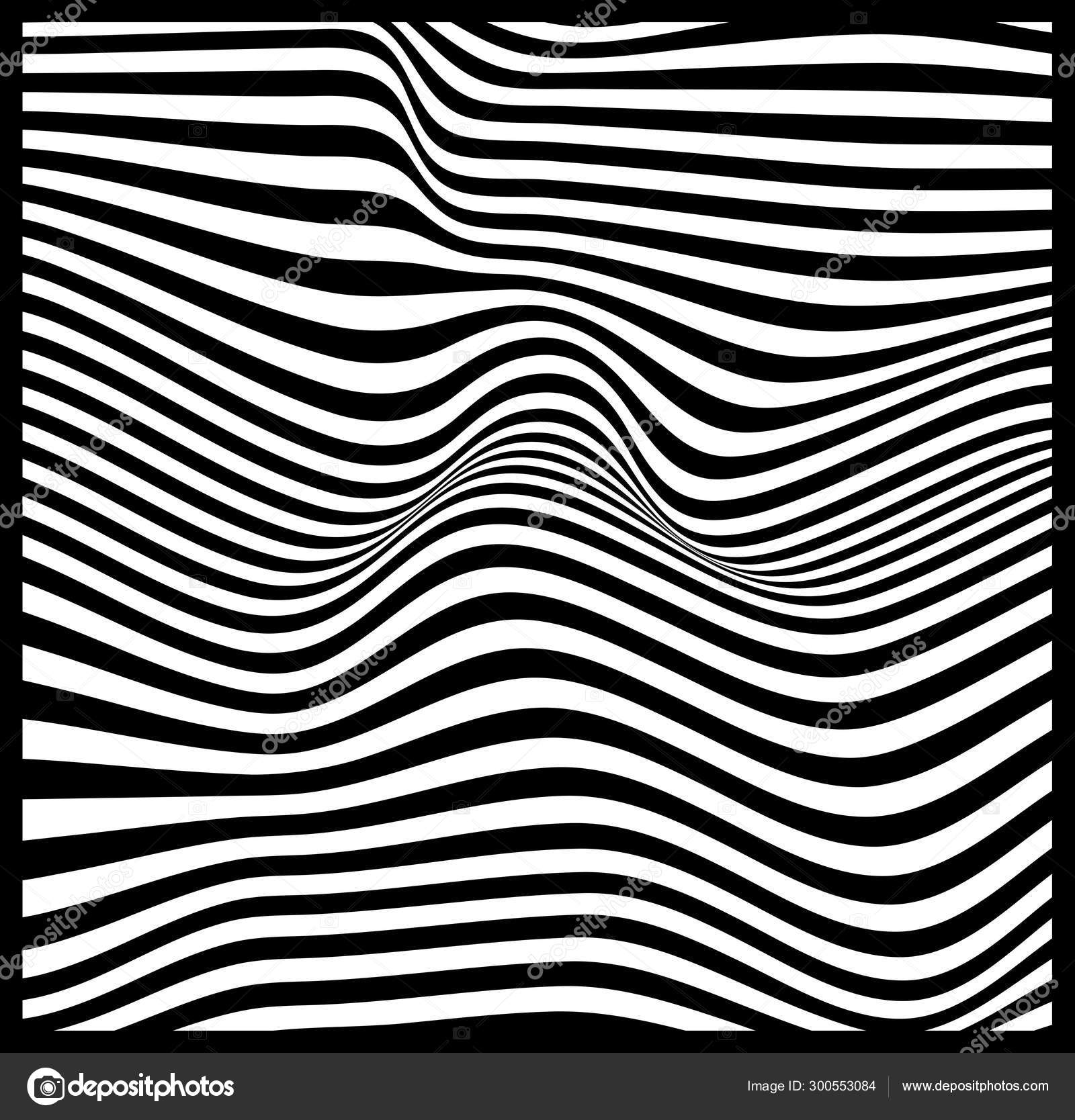 Zebra-style art texture with curved lines — Stock Photo © olegkrugllyak ...