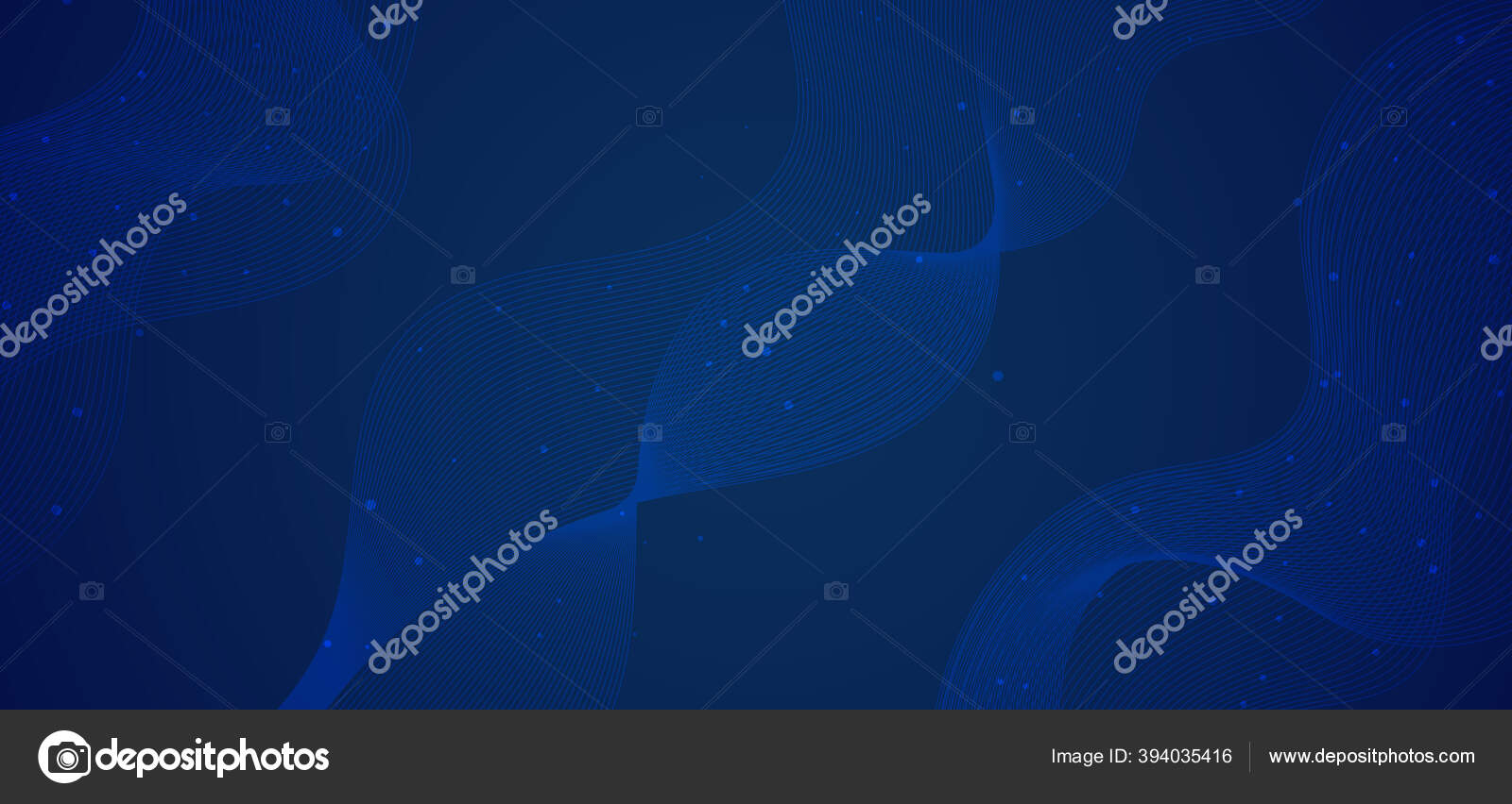 Technology Line Pattern Wave Design Data Flow Concept Blue Color Stock ...