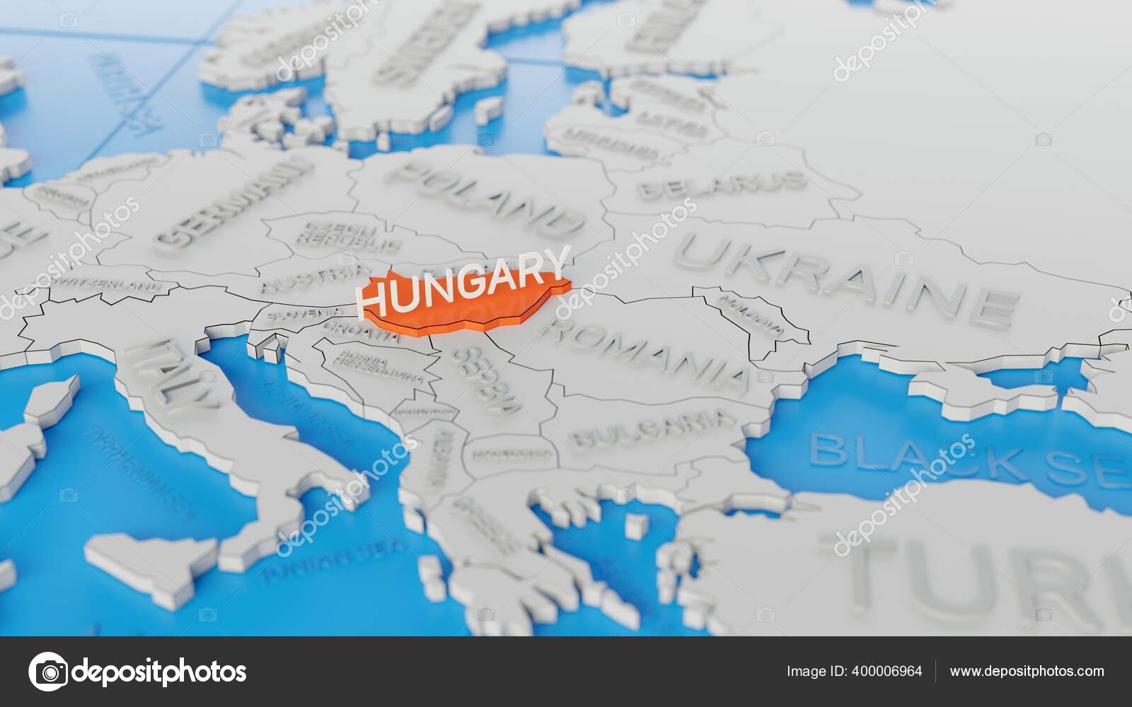 Europe Highlighted On World Map