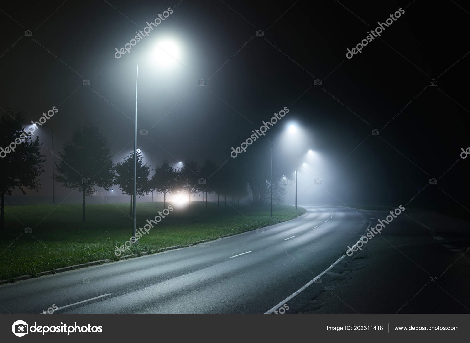 View Empty Highway Lights Night ⬇ Stock Photo, Image by © alex.stemmer ...