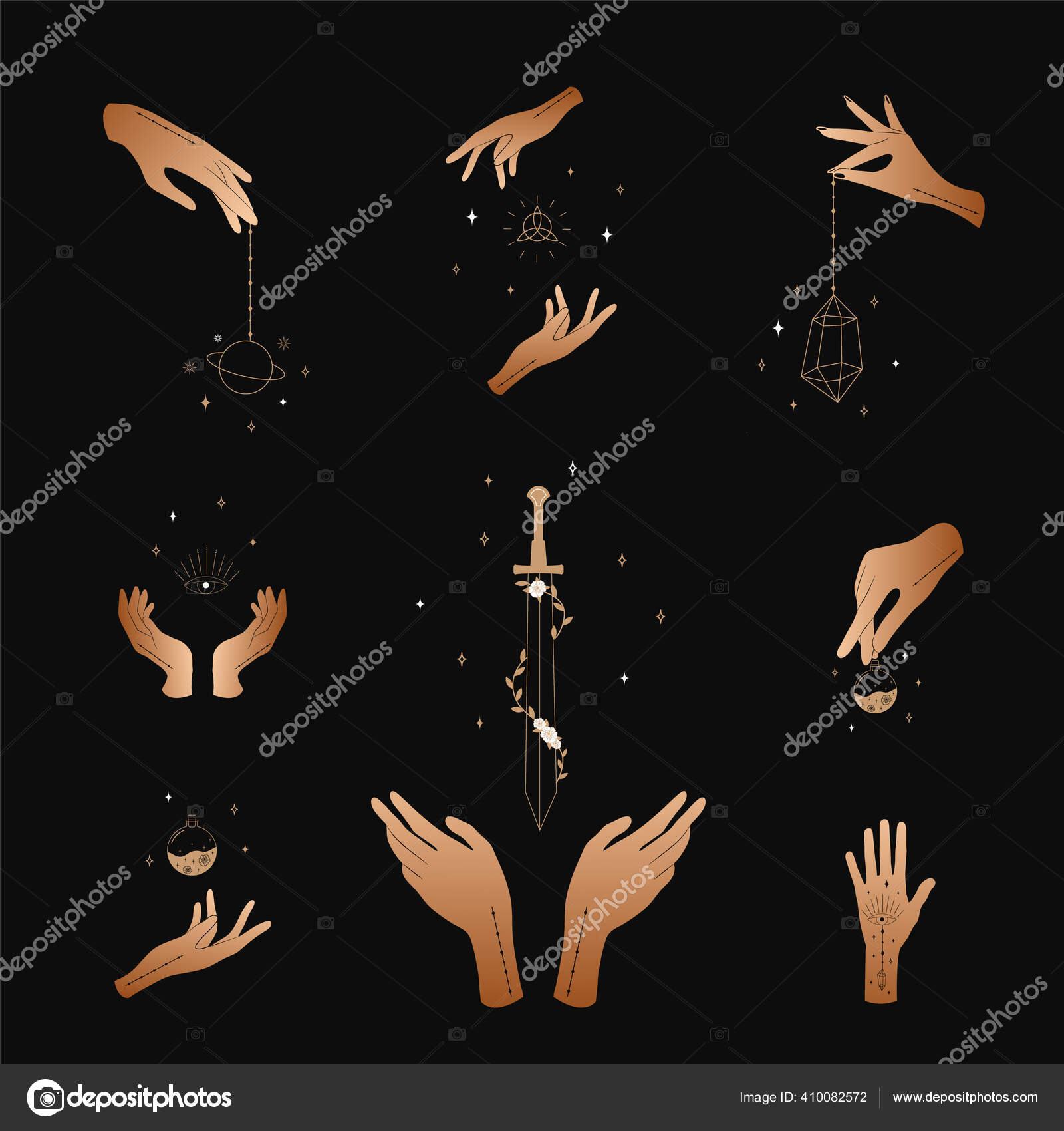 Spiritual Hand Symbols