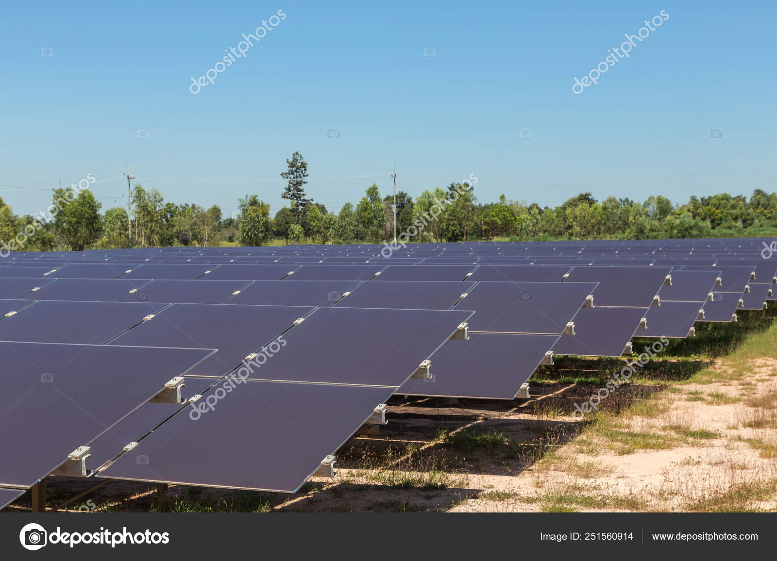 Close Array Thin Film Solar Cells Amorphous Silicon Solar Cells ⬇ Stock ...