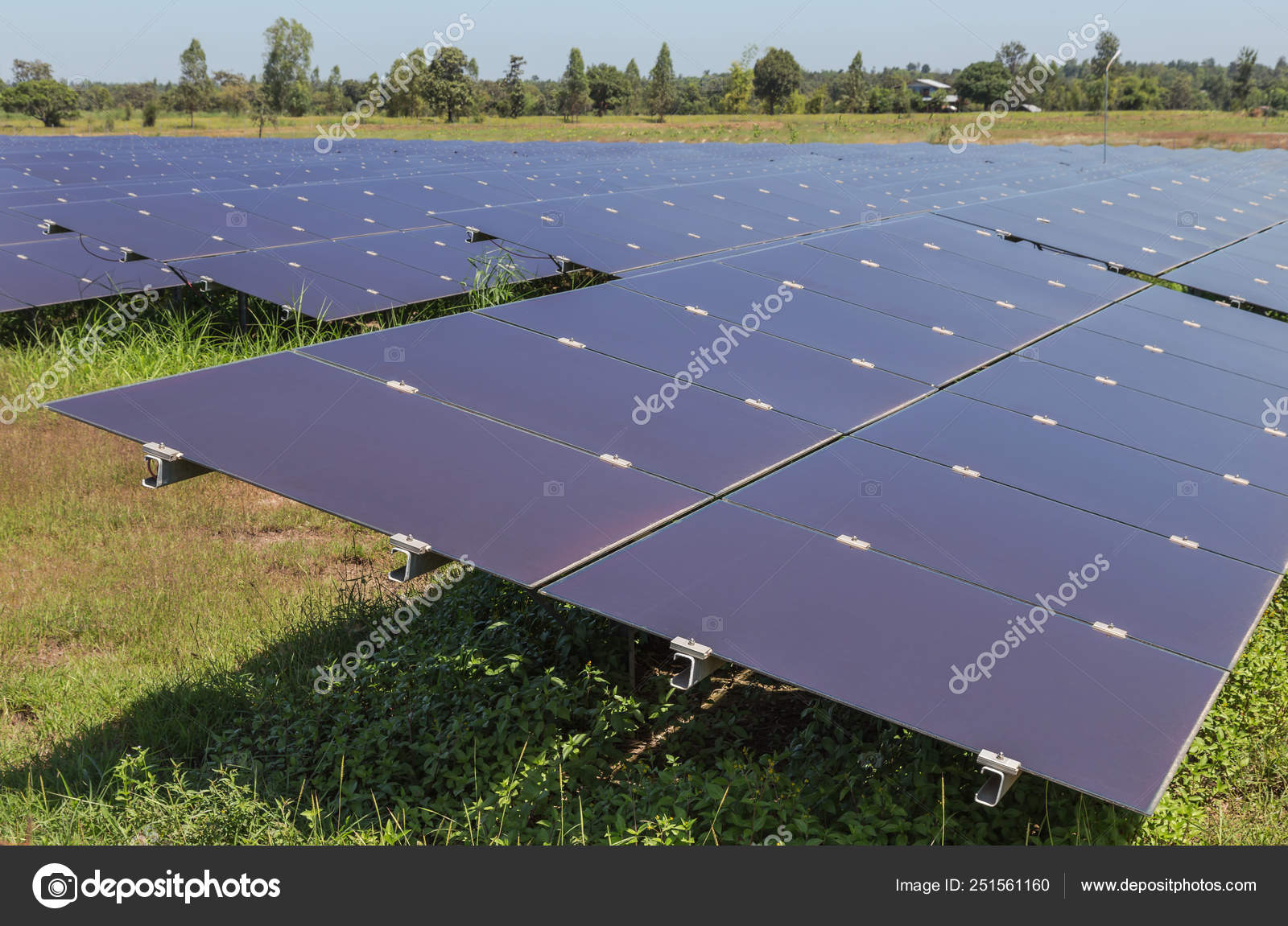 Close Array Thin Film Solar Cells Amorphous Silicon Solar Cells — Stock ...
