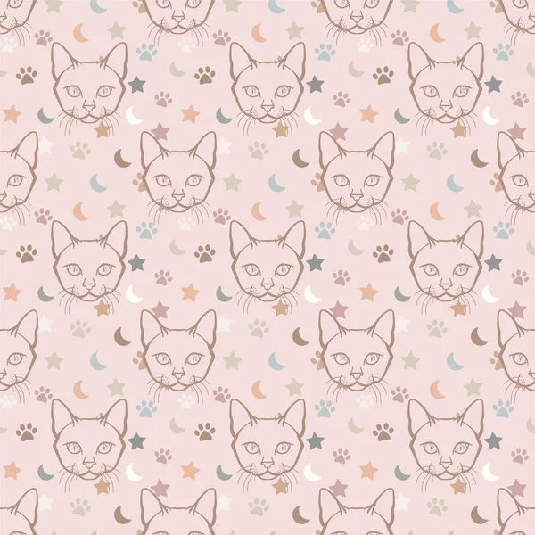 Cartoon cats repeat Vector Art Stock Images | Depositphotos