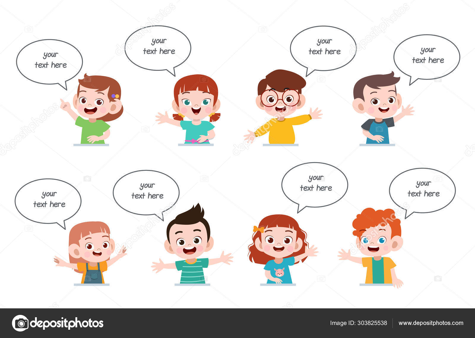 Kids play together vector illustration Stock Vector by ©colorfuelstudio ...