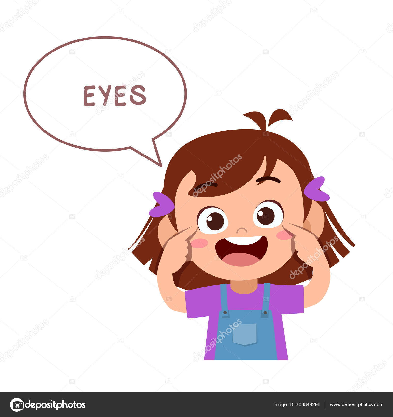 Kid pointing body part vector Stock Vector by ©colorfuelstudio 303849296 Kid pointing body part vector Stock Vector by ©colorfuelstudio 303849296