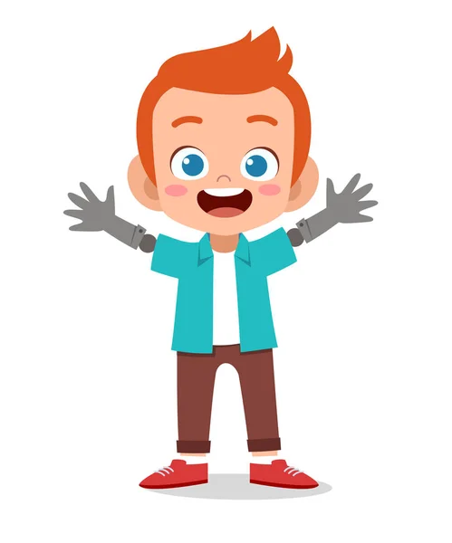 Kid boy get praise vector illustration Stock Vector Image by ...