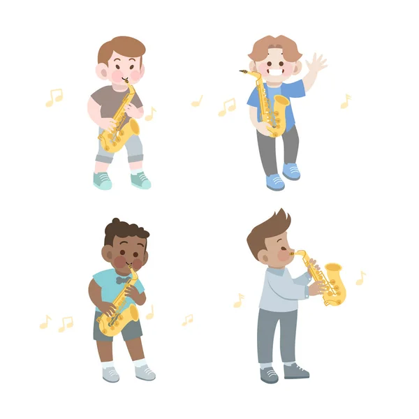 Cute Little Girl Play Drum Concert Stock Vector Image by ...