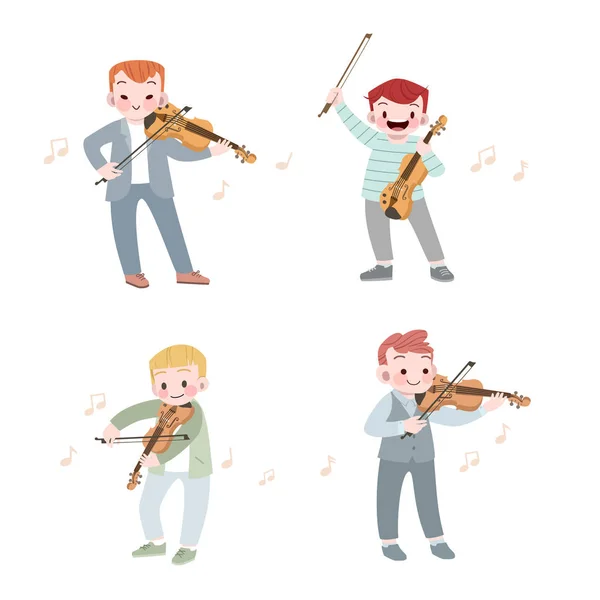 Cute Little Girl Play Drum Concert Stock Vector Image by ...