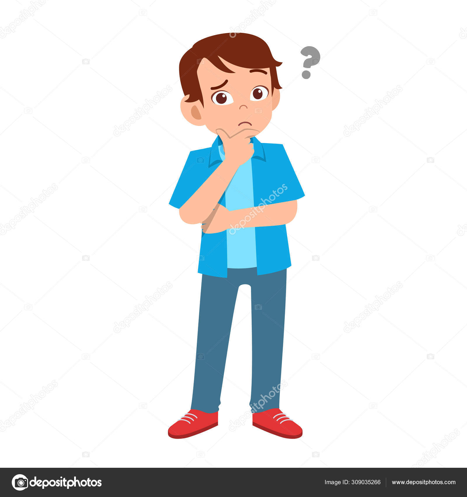 Handsome good looking man express his emotion Stock Vector Image by ...