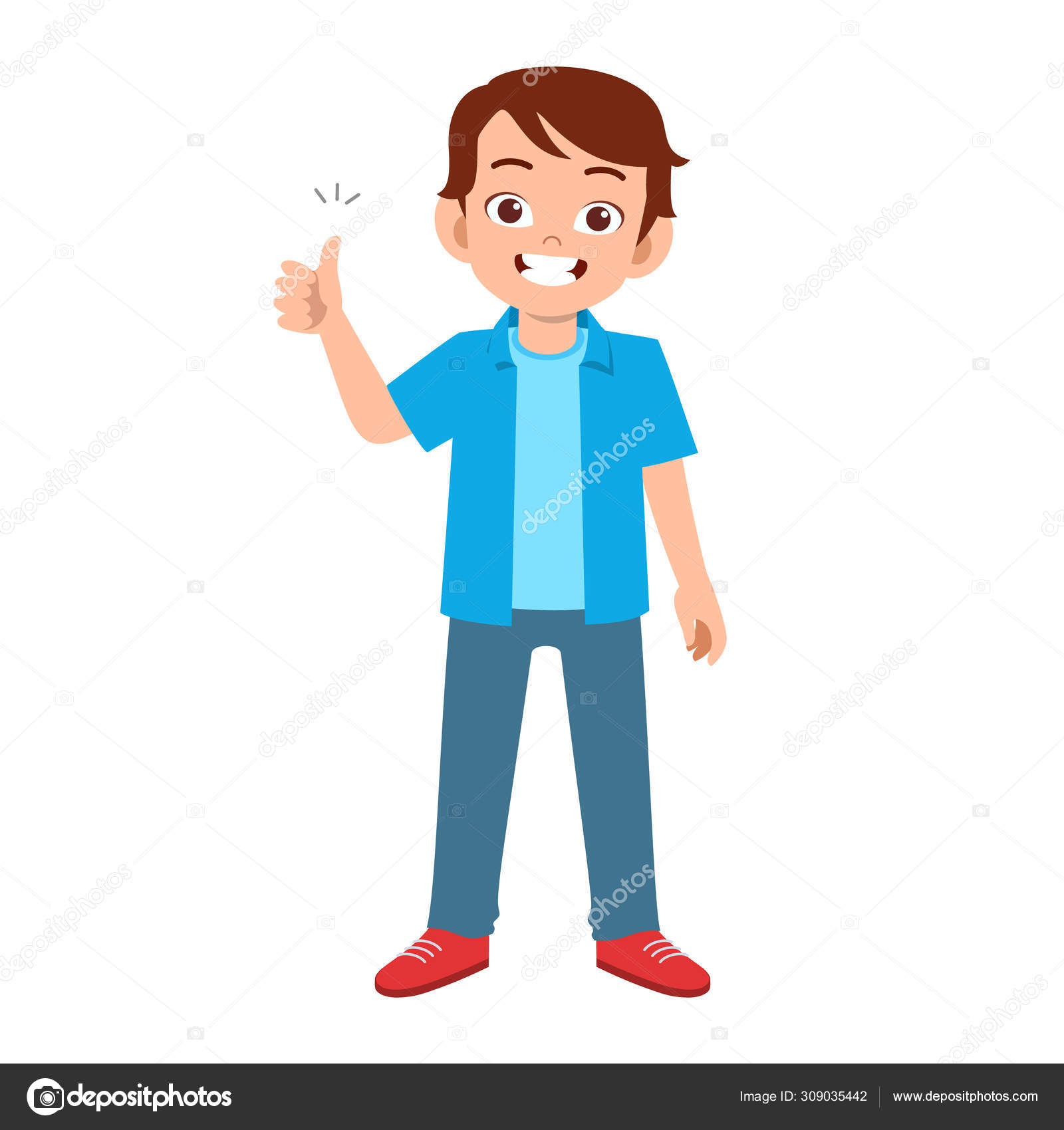 Handsome good looking man express his emotion Stock Vector by ...