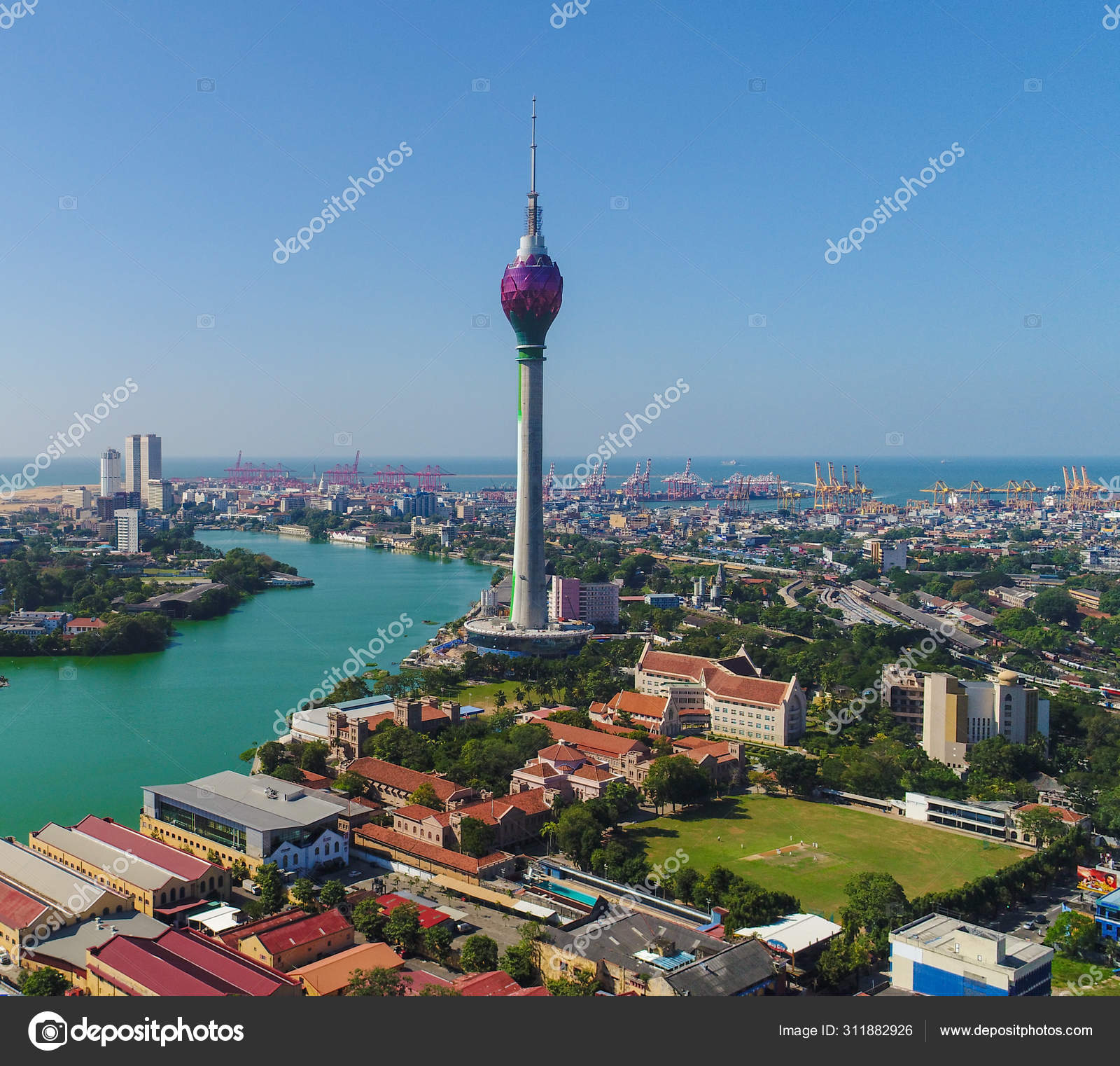 Colombo Skyline Photo & Art Print Colombo (Sri Lanka) Skyline With