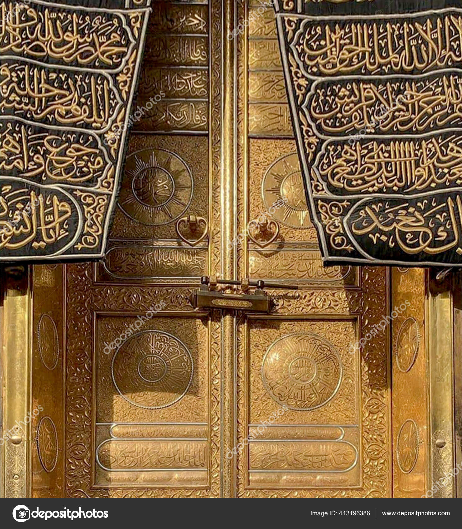 Mecca Saudi Arabia March 2019 Door Kaaba Called Multazam Grant – Stock ...