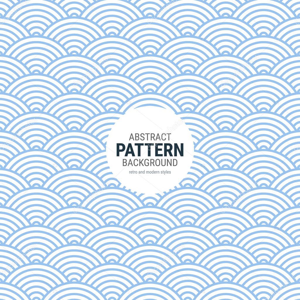 Fondo de patrón abstracto con arcos. Un fondo vectorial sin fisuras ...