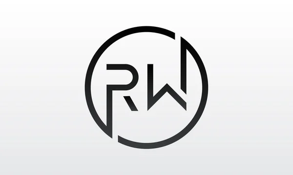 Rw logo Vektor Stok, Ilustrasi Rw logo Bebas Royalti | Depositphotos