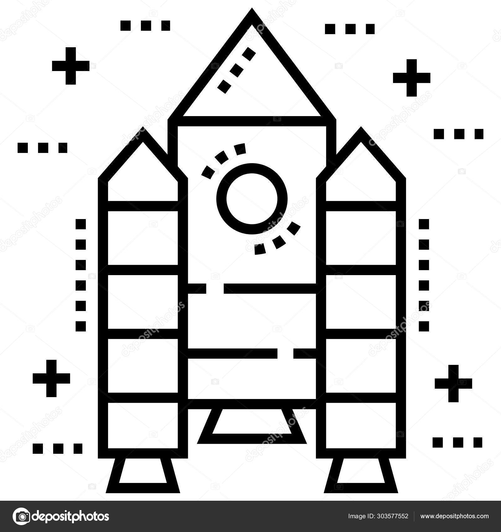 Missile Launch Vector Illustration — Stock Vector © Iconscout #303577552