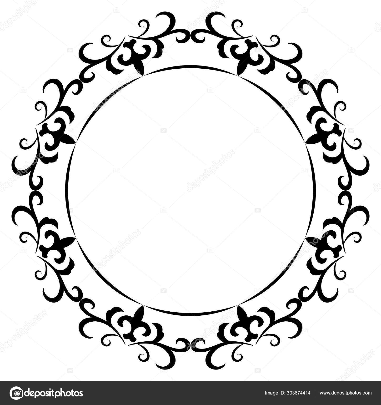 Monogram Frame Web Icon — Stock Vector © Iconscout #303674414