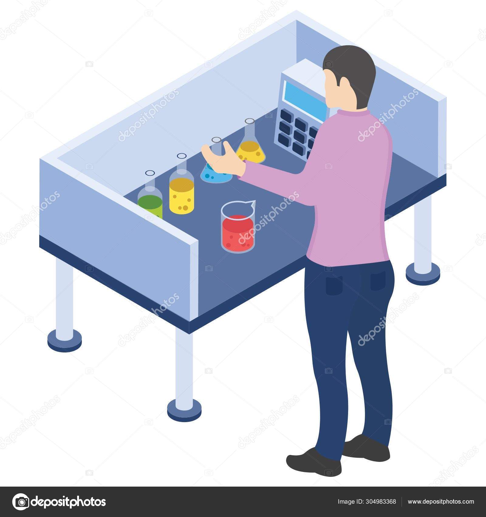Chemical Testing Simple Design — Stock Vector © Iconscout #304983368