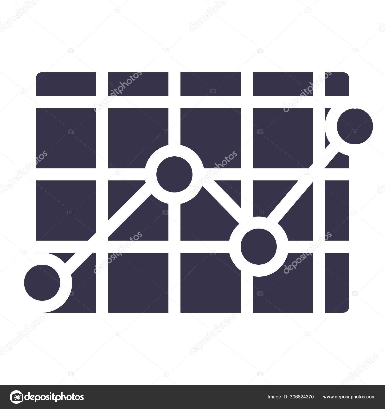 Graph Chart Statics Analysis Performance Research Data Vector ...