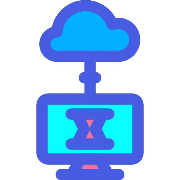 Cloud Loading Web Icon — Stock Vector © Iconscout #307103502
