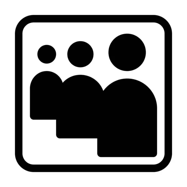 Multiple users icon — Stock Vector © furtaev #27366017