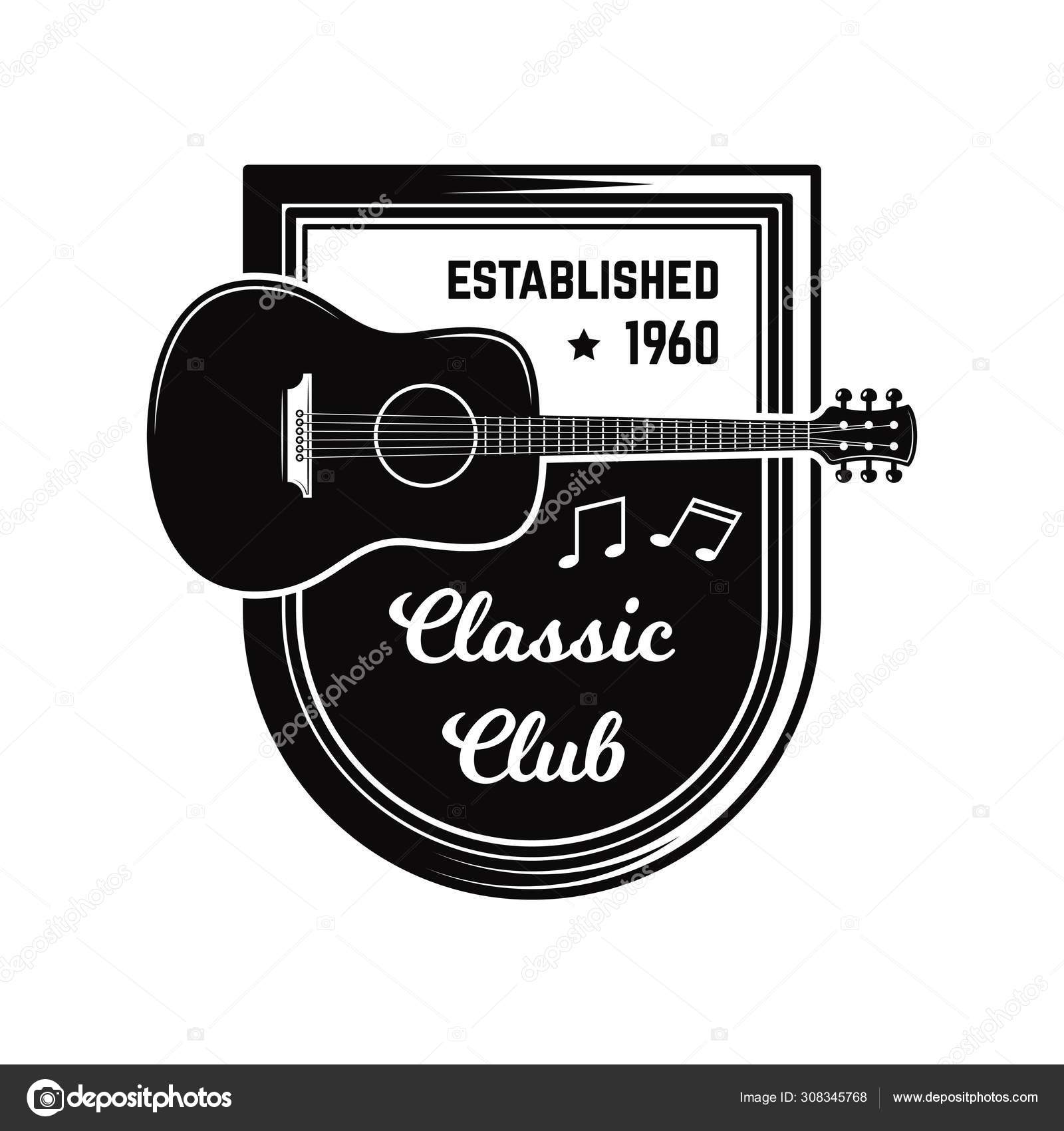 VINTAGE MUSIC EMBLEM Stock Vector Image by ©lohjinawi #308345768