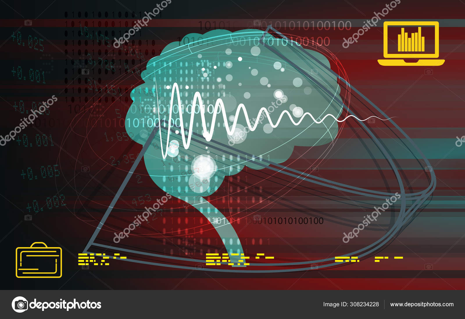 Complex Brain Process stock illustration — Stock Vector © designpraxis ...