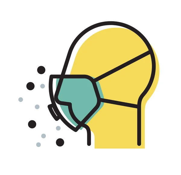 Respiratory Protective Mask - N95 - Icon Stock Vector Image by ...