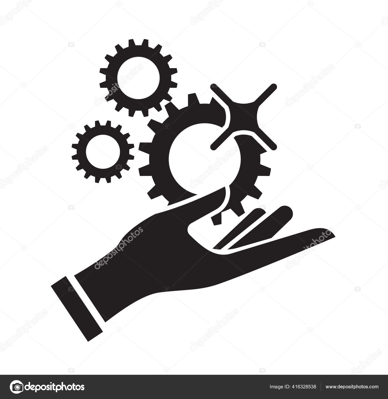 Process Management Icon Eps File Stock Vector by ©designpraxis 416328538