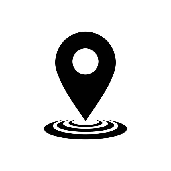 GPS icon vector logo design. Map pointer icon. Pin location symb — Stock Vector © freaktor ...