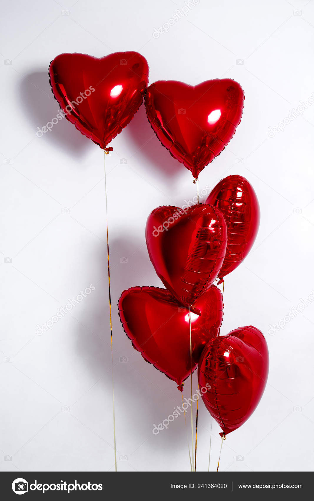 Red Heart Balloons