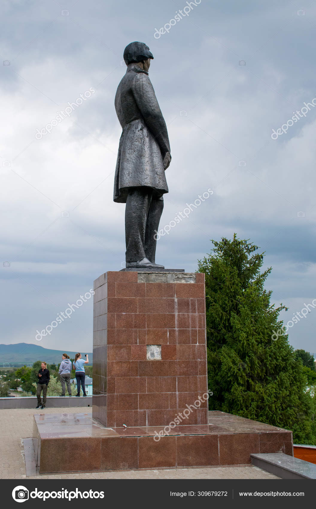 Statue Altyn Emel National Park Almaty Area Kazakhstan – Stock ...