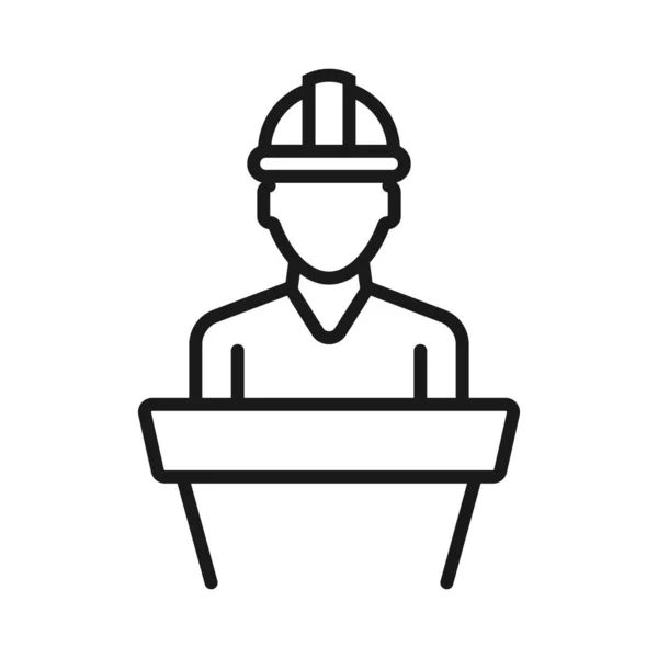 Silueta de ingeniero civil Imágenes Vectoriales, Gráfico Vectorial de ...