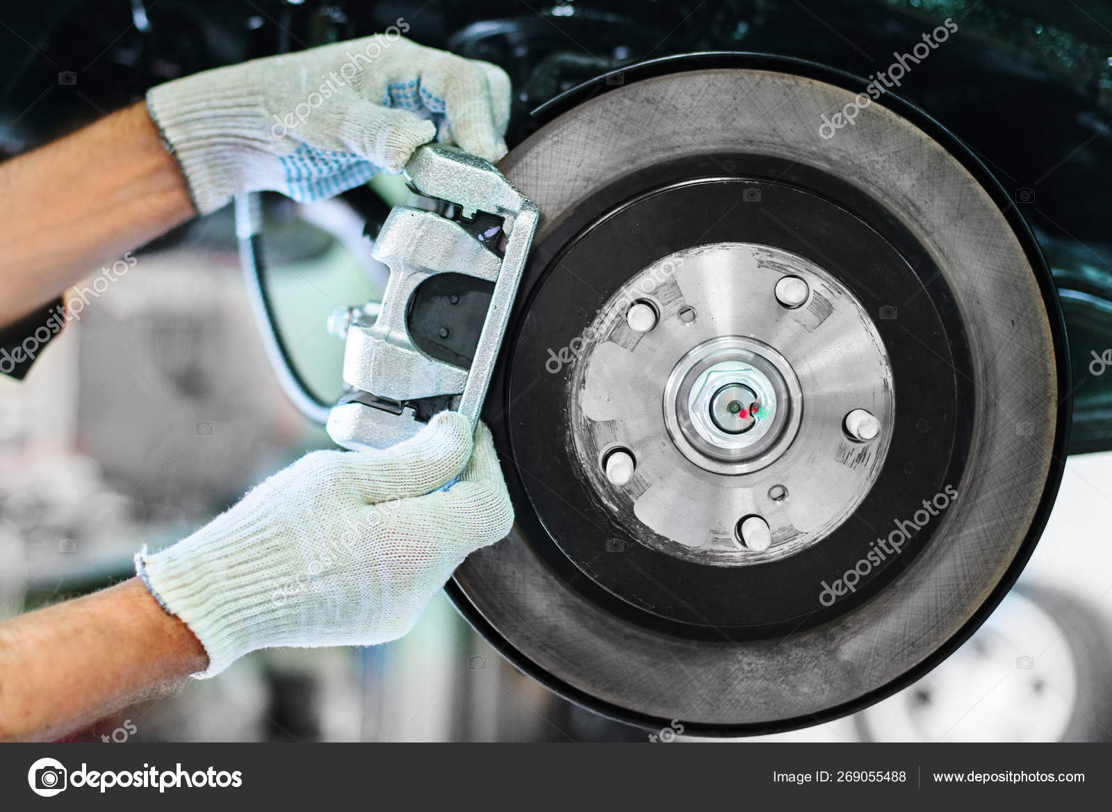 Vehicle brake system check Stock Photo by ©Phantom1311 269055488