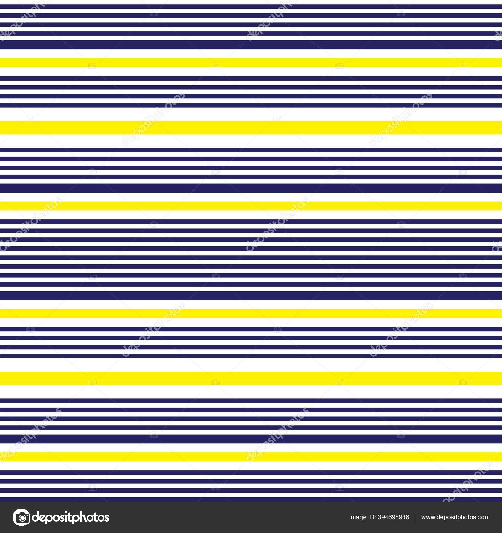 Yellow Horizontal Striped Seamless Pattern Background Suitable Fashion ...