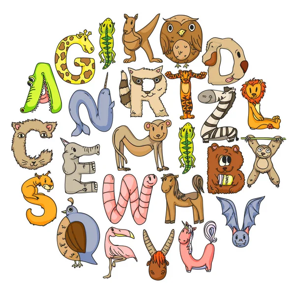 Animal Alphabet for children Stock Vector Image by ©Yoska86 #165730828