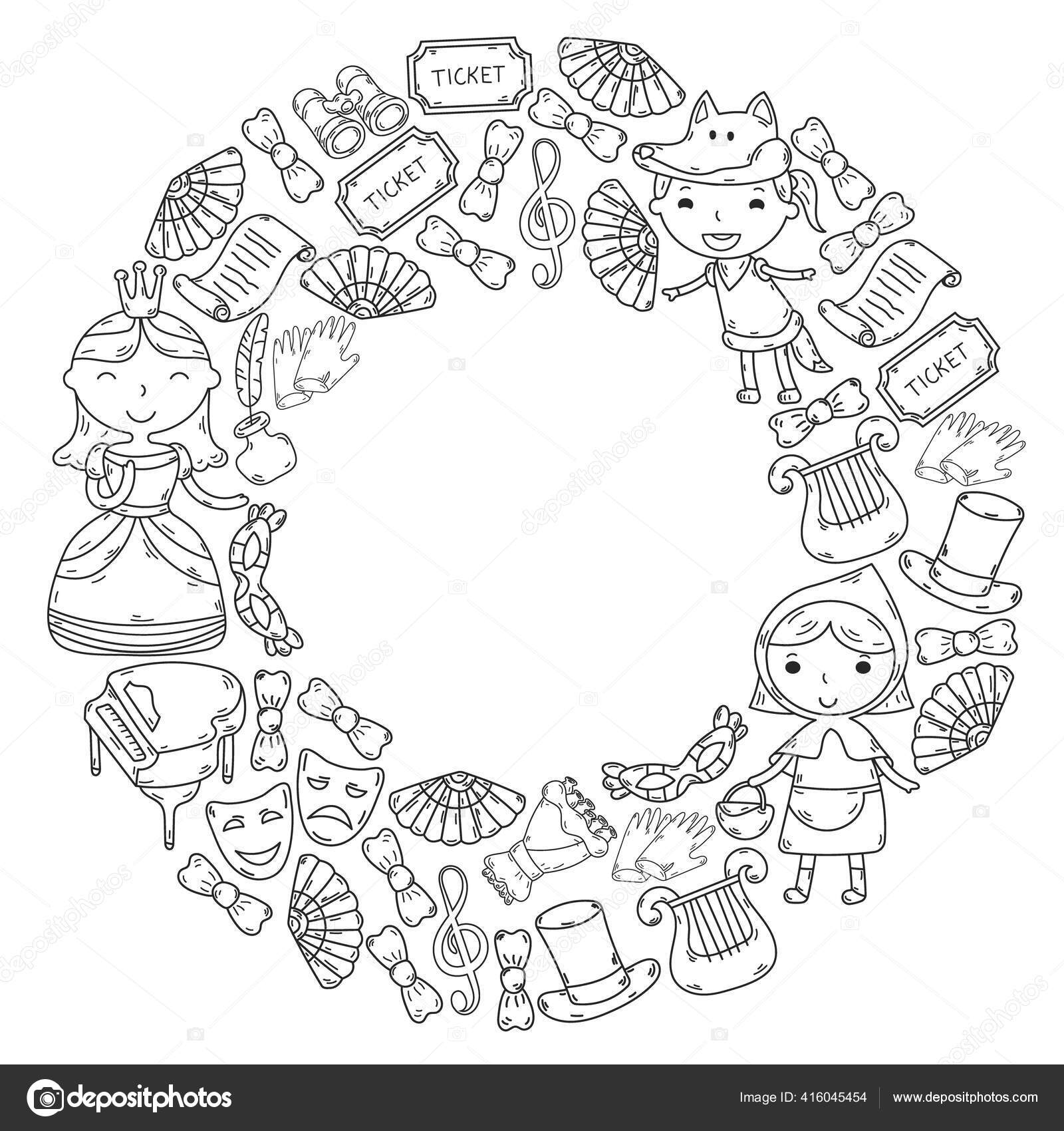 Perfomance Theatre Little Children Kindergarten Kids Fairy Tale Scenes ... Perfomance Theatre Little Children Kindergarten Kids Fairy Tale Scenes ...