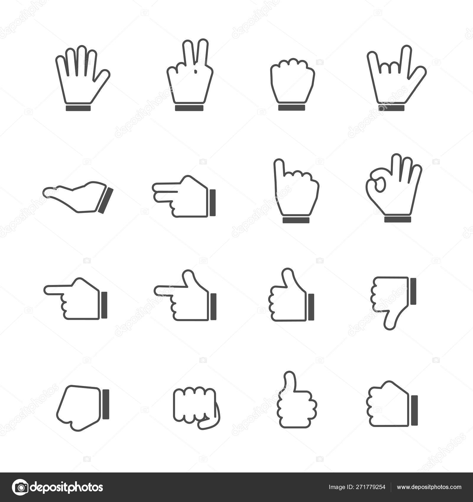 Hand Icon Vector Free Download