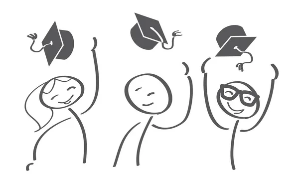 114 Graduation stick figure Vector Images | Depositphotos