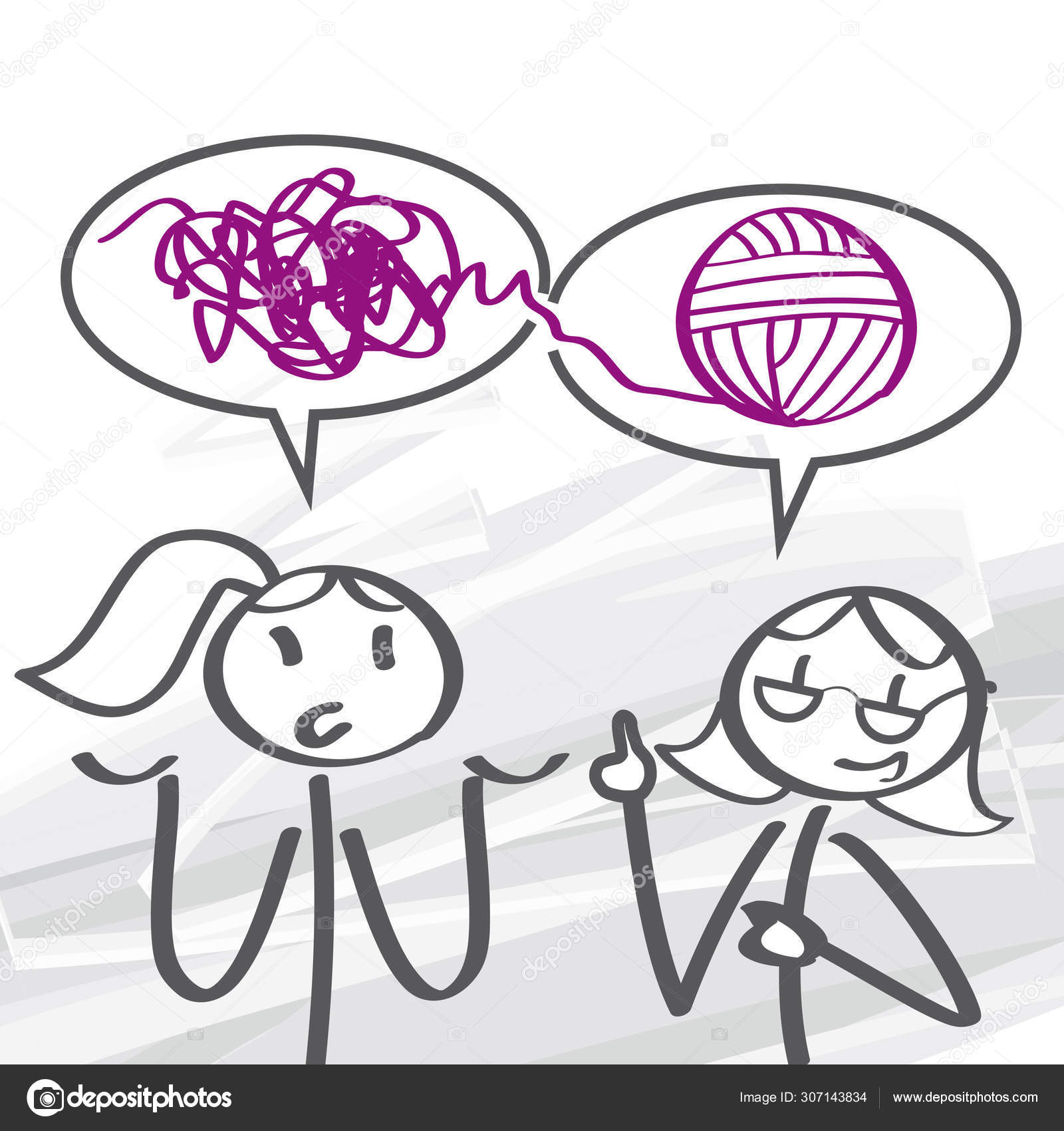 Coaching - Problem solving - vector illustration Stock Vector by ... Coaching - Problem solving - vector illustration Stock Vector by ...
