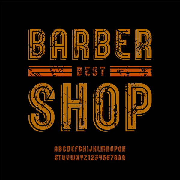 Barber shop font images vectorielles, Barber shop font vecteurs libres ...