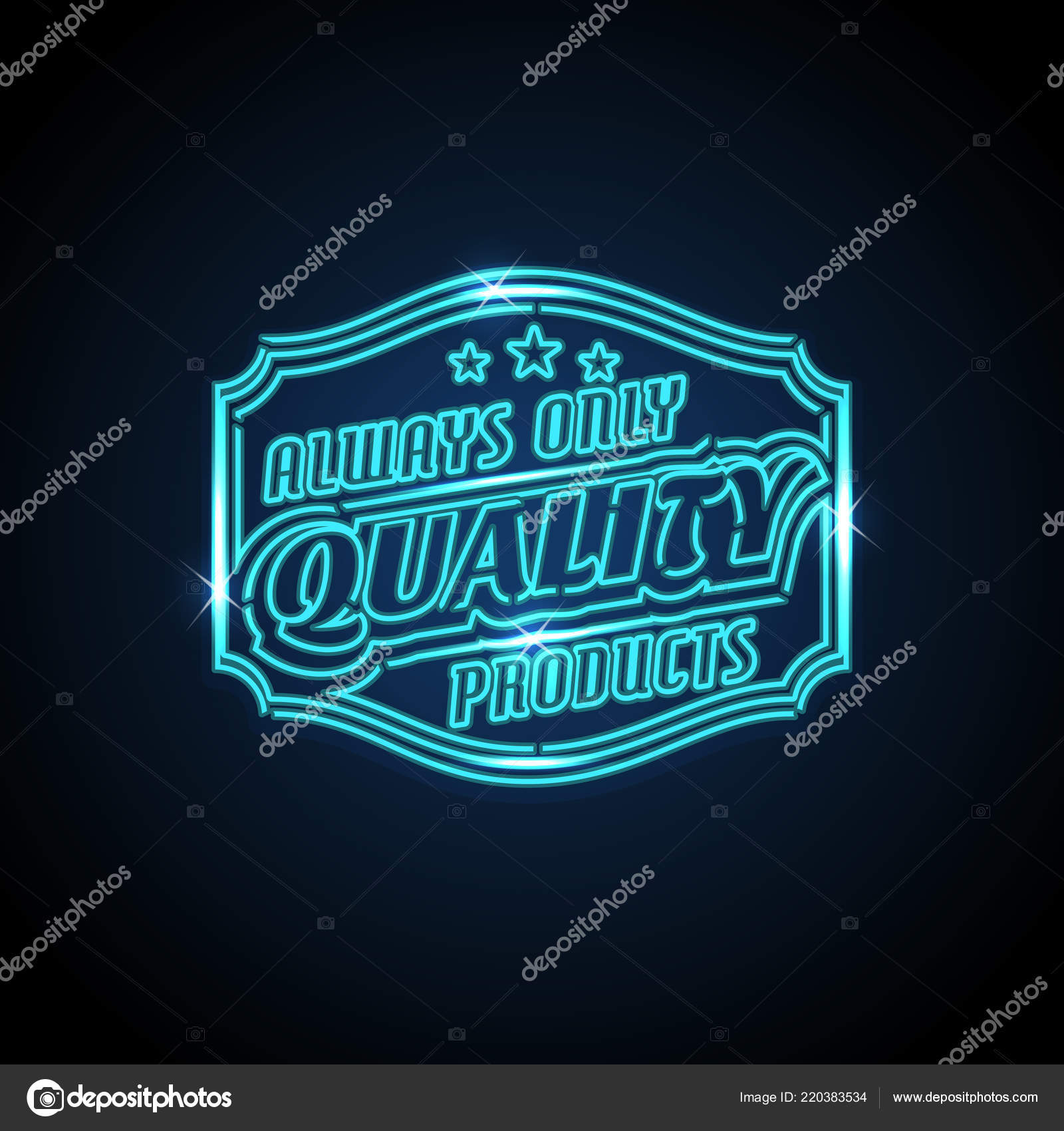 Blue neon discount sale sign Stock Vector by ©Antisana 220383534