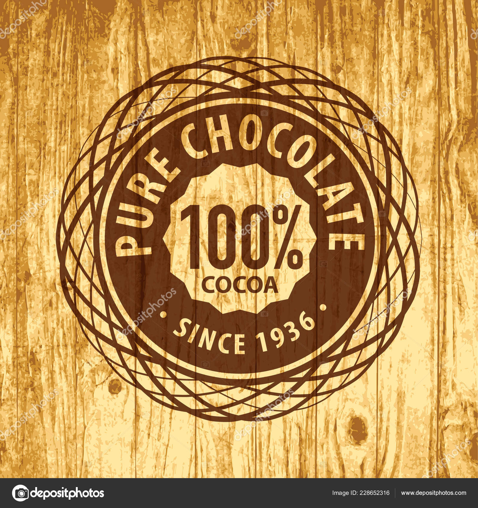 Vector chocolate logo template Stock Vector Image by ©Antisana #228652316