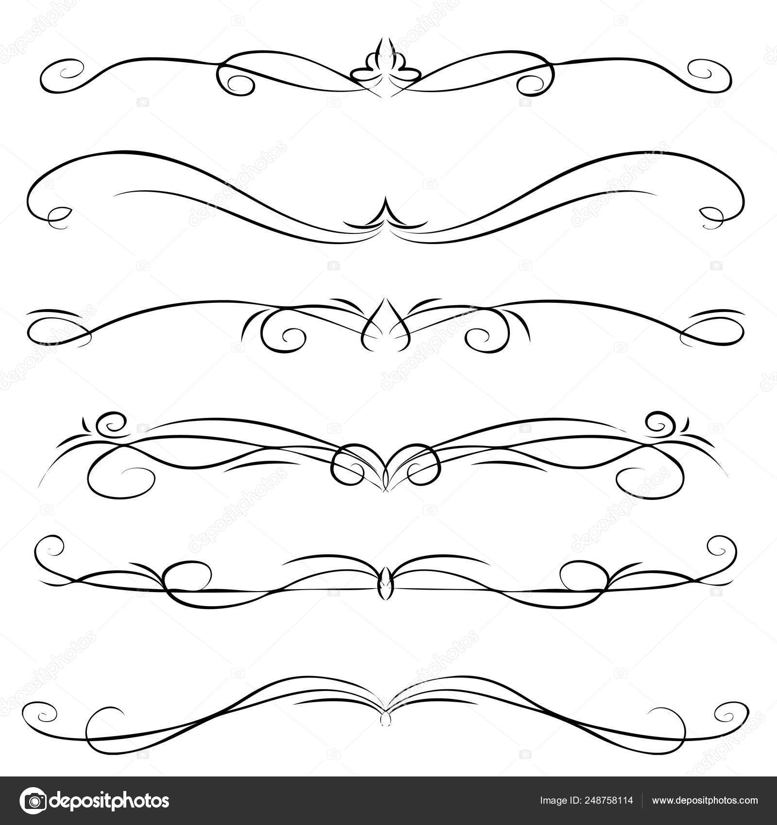 Calligraphy Swirly Design