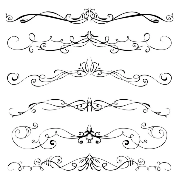 Simple Swirl Designs Border