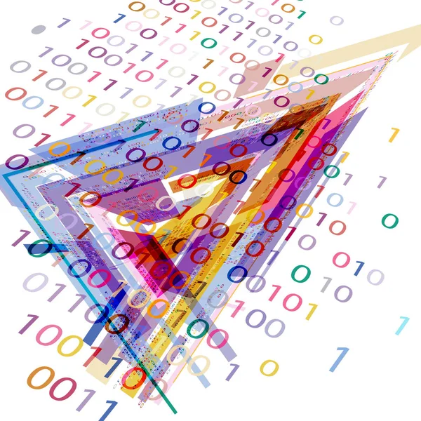 Binary code symbols Stock Vector Image by ©iunewind #33581099