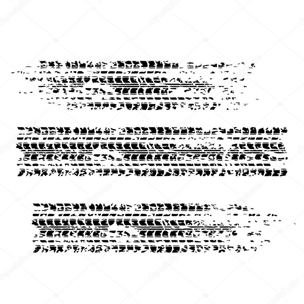 pista de neum tico negro con ilustraci n de vector de fondo 2024