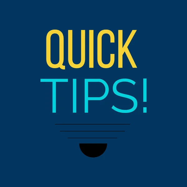 Quick Tips sign over watercolor art brush stroke paint Vector Stock ...