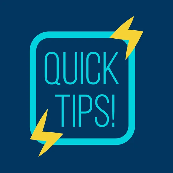 Quick Tips sign over watercolor art brush stroke paint Vector Stock ...